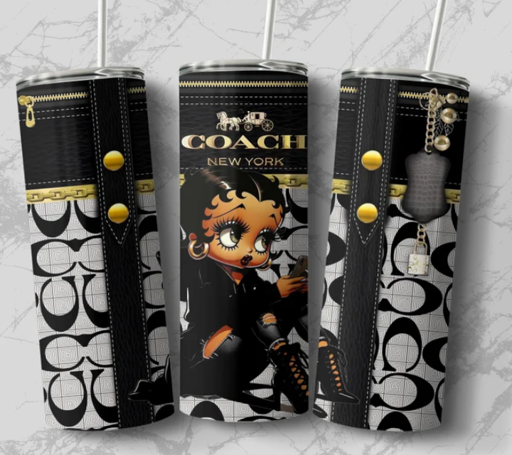 Betty Boop Coach Tumbler – Padilla Graphics Ink